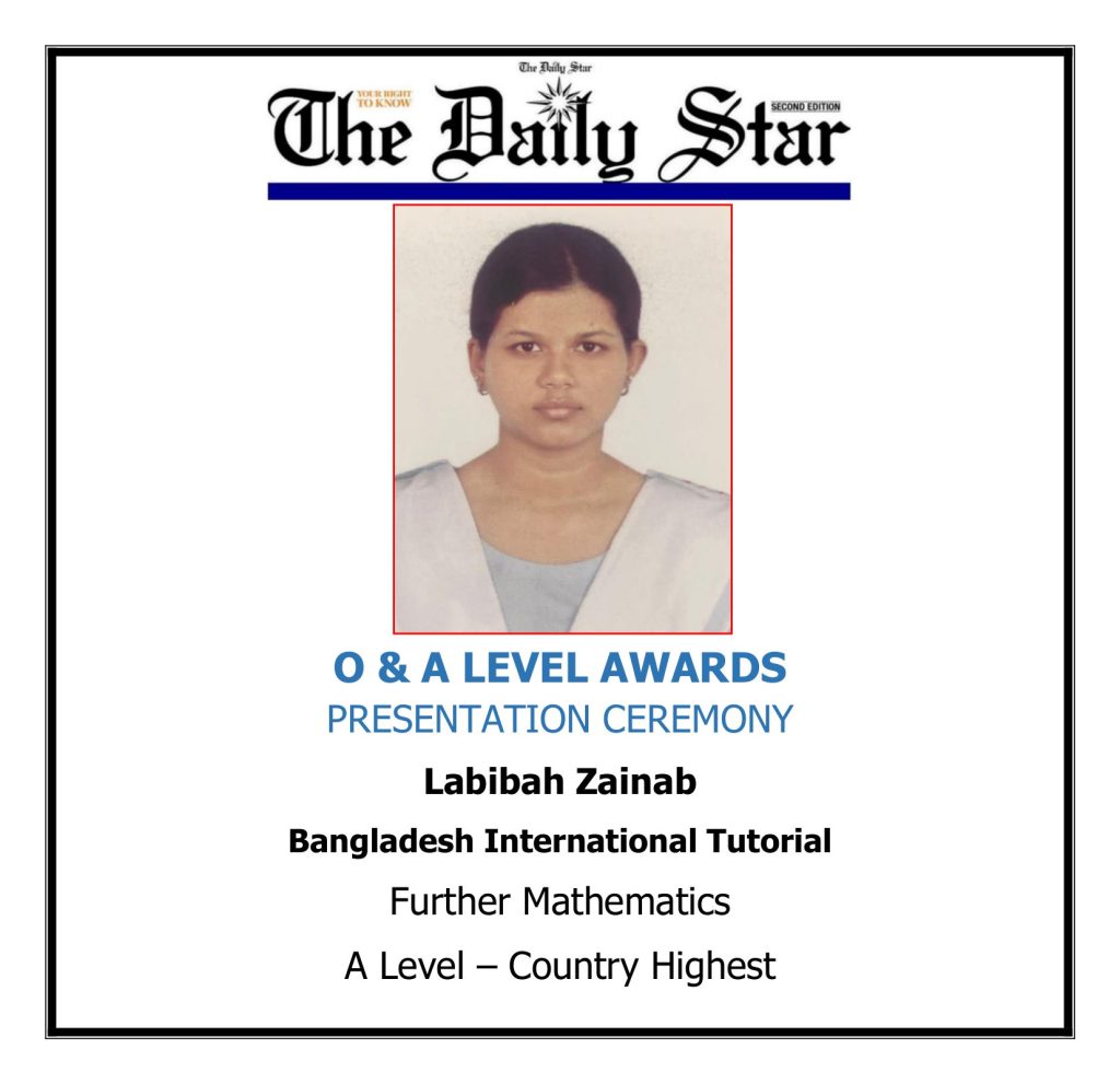 B.I.T.L – Bangladesh International Tutorial Limited » Congratulations ...